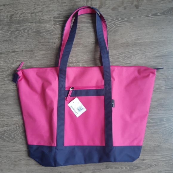 Samsonite | Bags | Samsonite Travel Bag Tote Bright Pink And Navy Blue ...